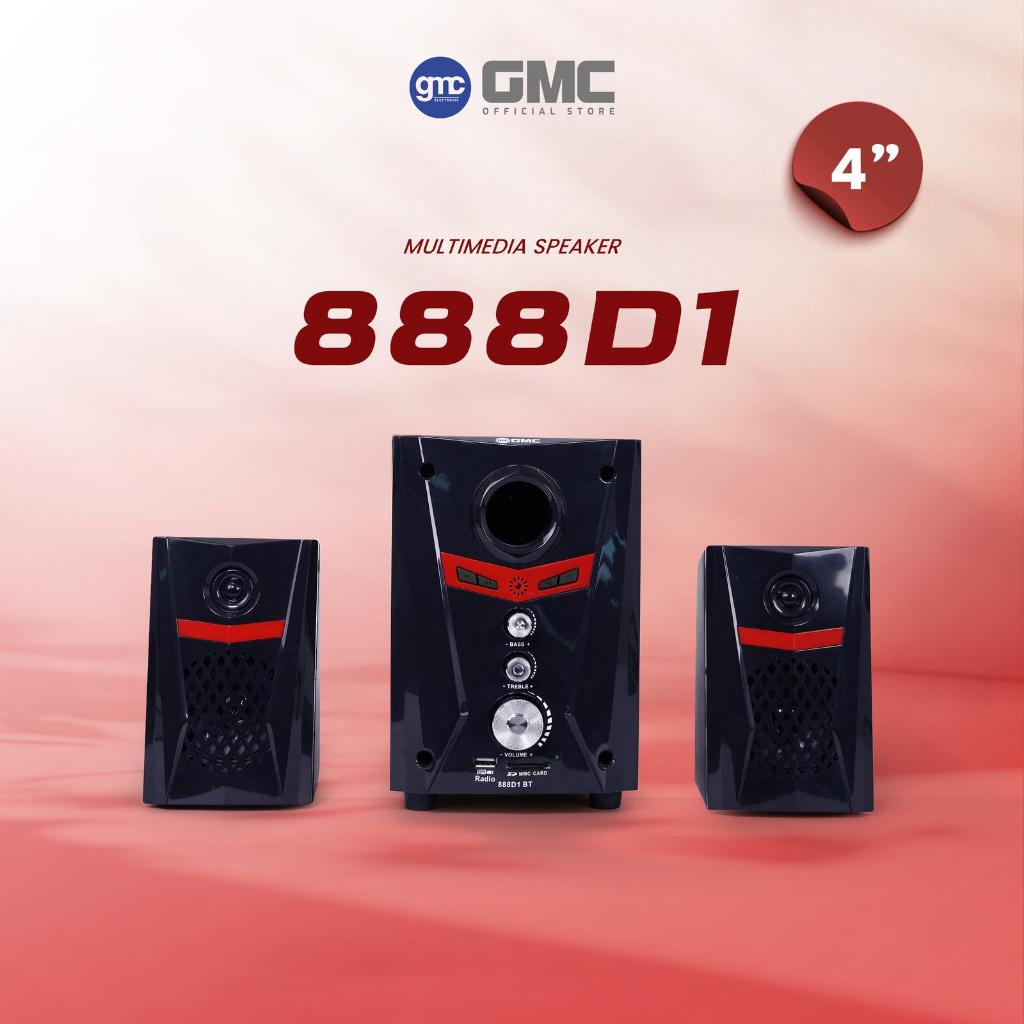 Jual Gmc Speaker Multimedia GMC 888 D1 (NEW TYPE) BLUETOOTH | Shopee ...