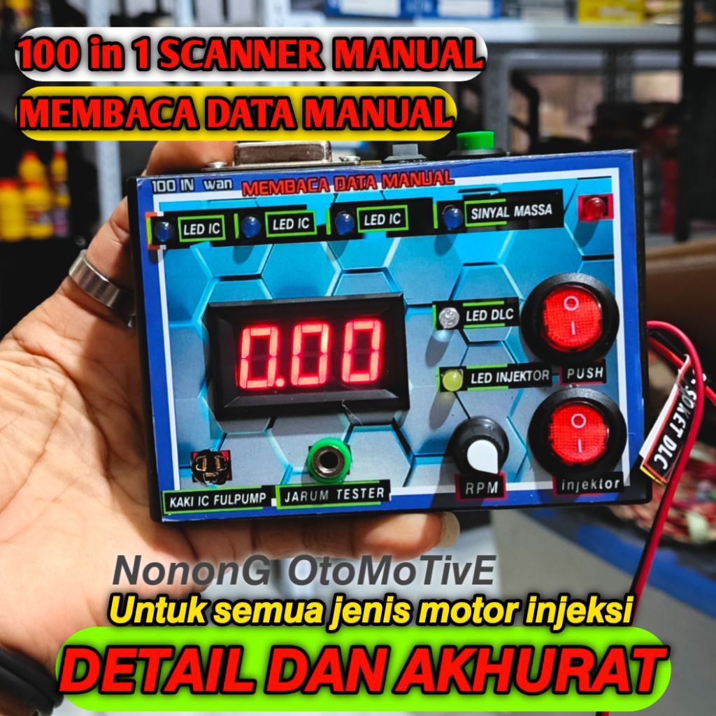 Jual Scanner manual 100 in 1 untuk semua motor injeksi dan mobil ...