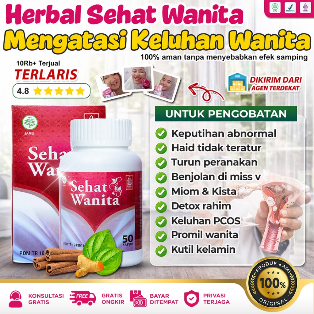 Jual Obat Keputihan Telat Datang Bulan Pelancaran Menstruasi Detox ...