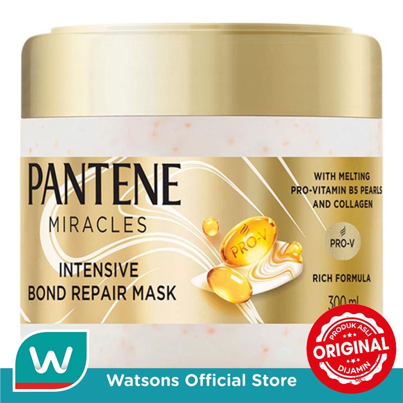 Jual Pantene Miracles Intensive Bond Repair Hair Mask 300 ml | Shopee ...