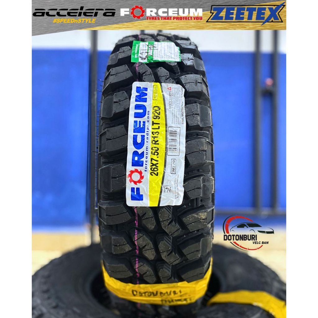 Jual Ban Mobil Ragi Tahu Ukuran 26 7,5 r13 Forceum MT08 Ban Mobil ...