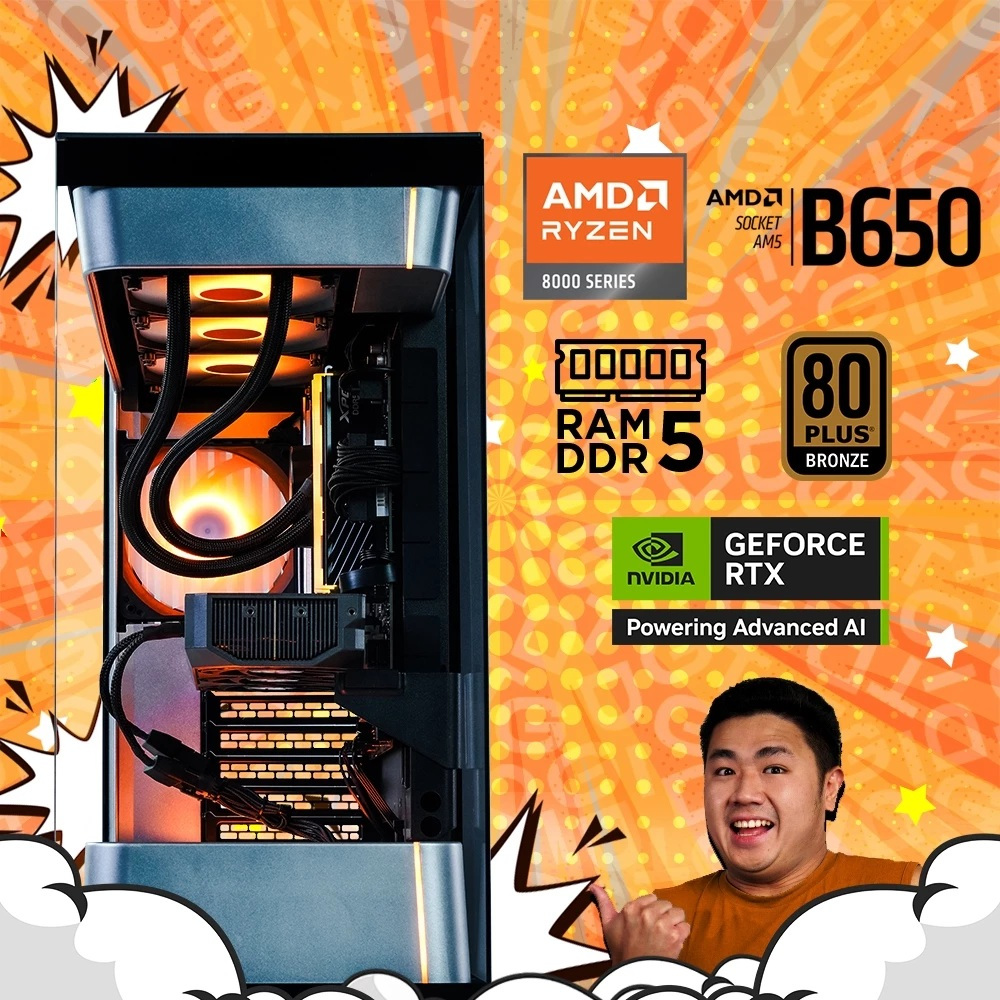 Jual AGRES X GTID GTR ONE RYZEN 7 8700F RTX 5070 12GB/ 32GB RAM 1TB ...