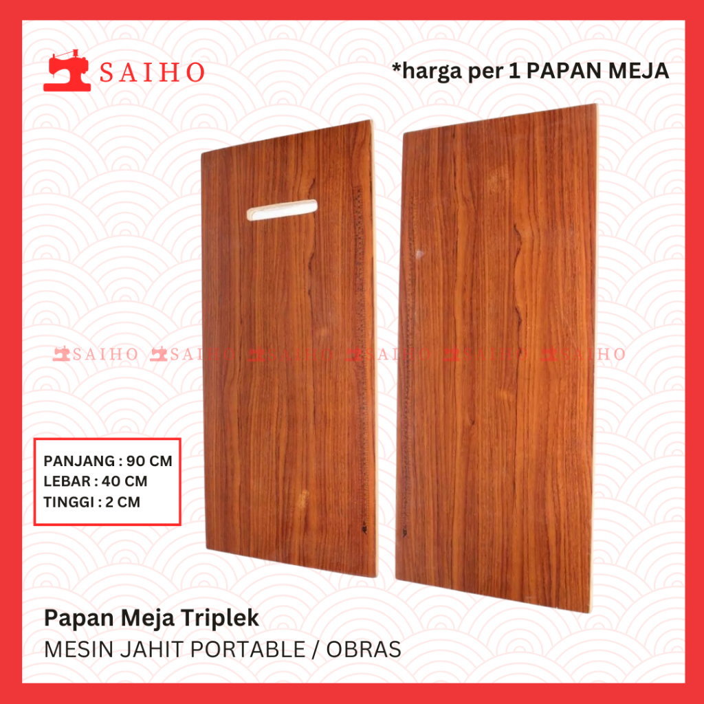 Jual Papan Meja Triplek Untuk Mesin Jahit (TANPA KAKI) LOKAL | Shopee ...