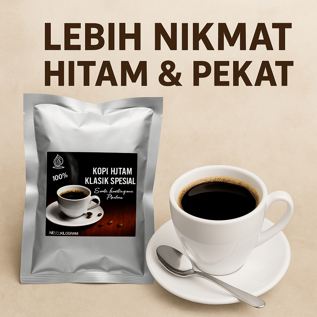 Jual Kopi Hitam Bubuk Robusta Tubruk Spesial Instan Coffee 1Kg | Shopee ...