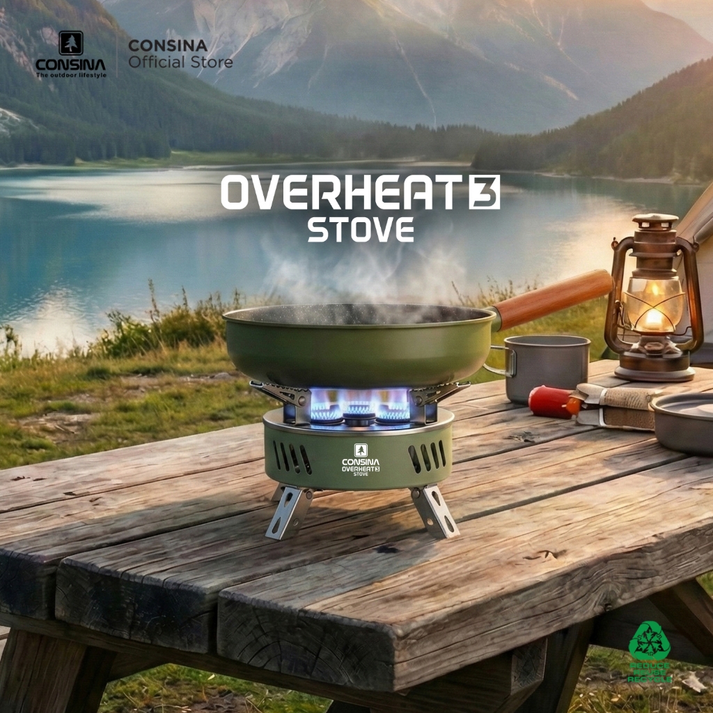 Jual Consina Camping Stove Overheat 3 Kompor Outdoor | Hiking Gunung ...