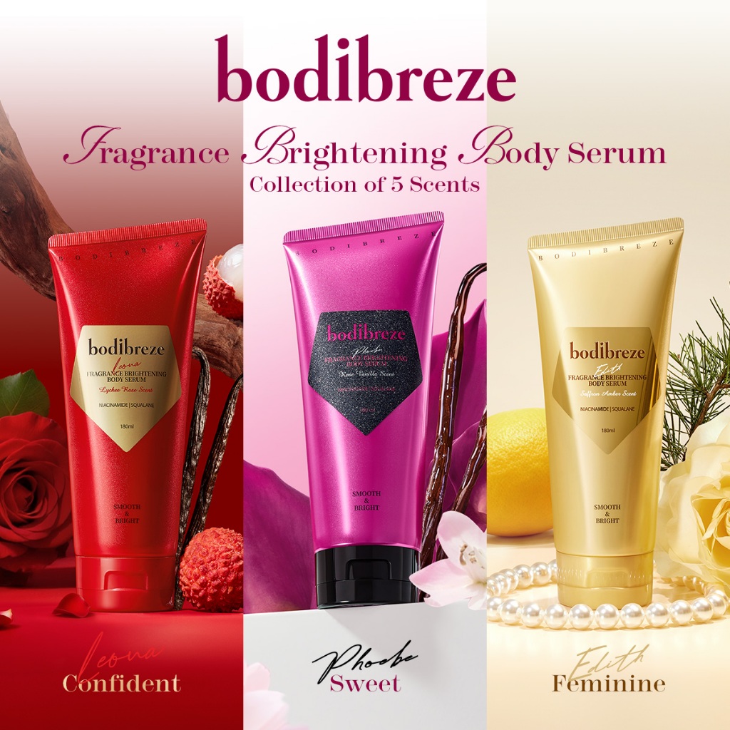 Jual Bodibreze 5 Varian Body Serum 180ml | Pemutih dengan Beragam Aroma ...