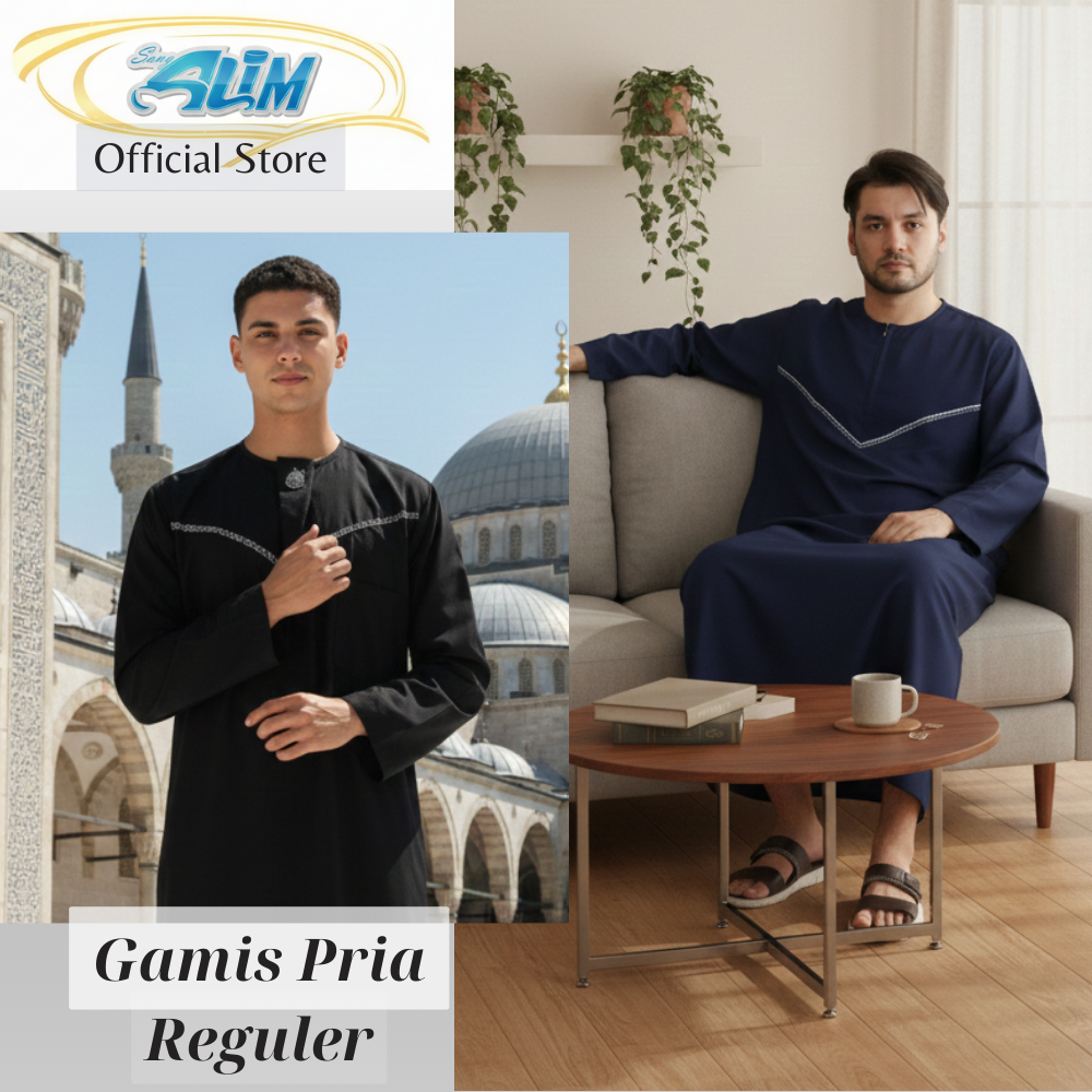 Jual Sang Alim - Jubah Gamis Pria Muslim Premium Zahir Gamis Pria Jubah ...