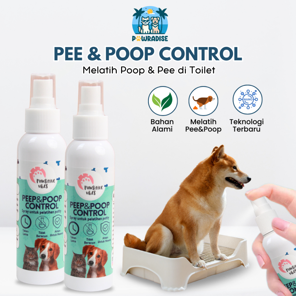 Jual Spray Pee Poop Control Potty Training Spray 120ml - Spray Melatih ...