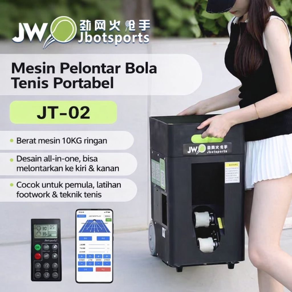 Jual MESIN PELONTAR/ PELEMPAR BOLA TENIS PADEL FEEDER | Shopee Indonesia
