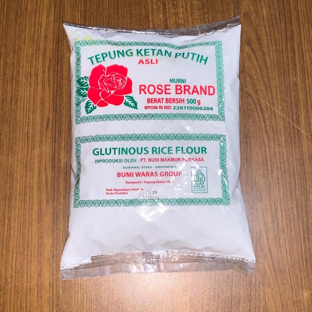 Jual Tepung Ketan Putih Rose Brand 500 g - Tepung Ketan Tradisional ...