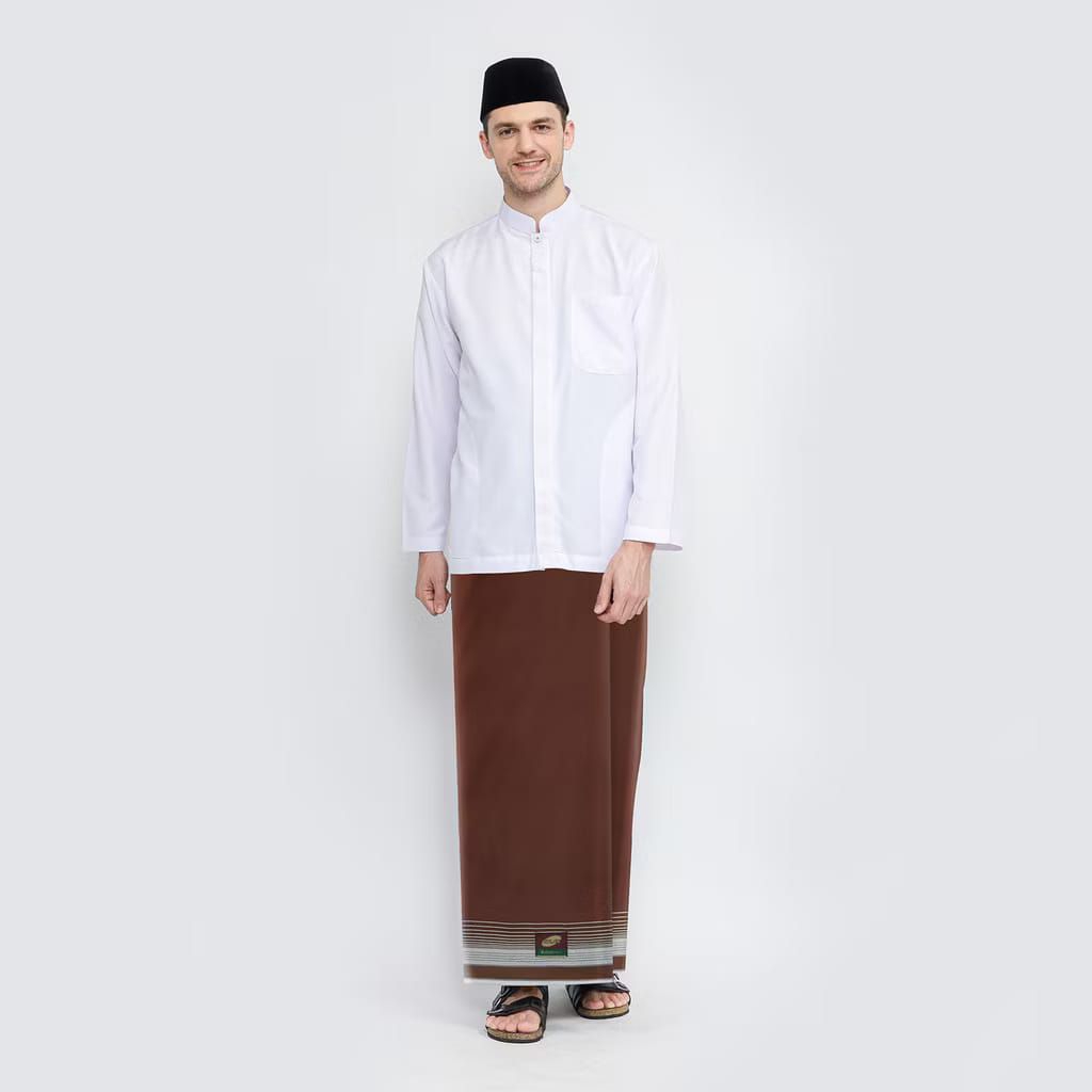 Jual Sarung Atlas Bustan Nevo Series Horizon Coffee | Shopee Indonesia