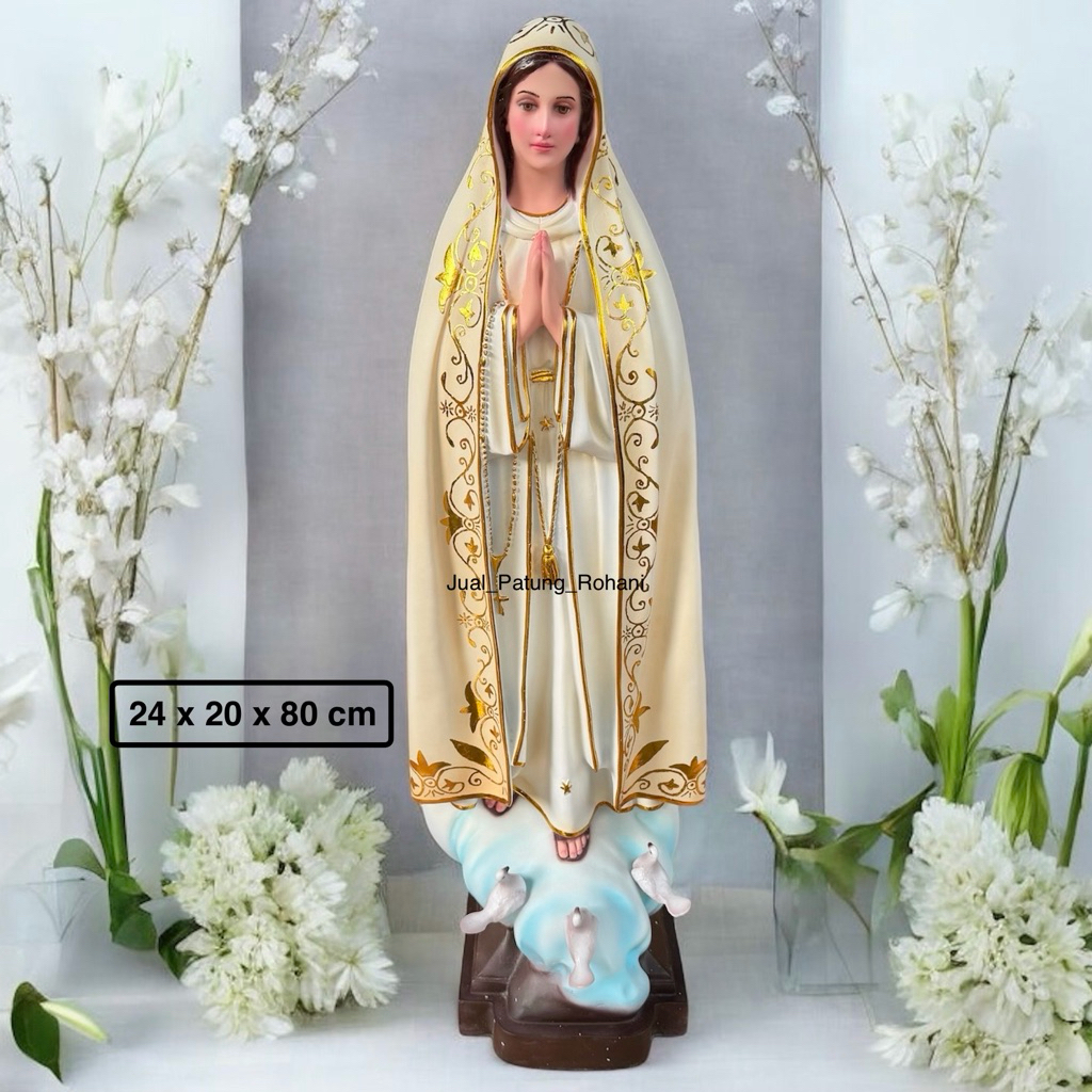 Jual Patung Maria Fatima Kuning Muda 80 cm | Shopee Indonesia