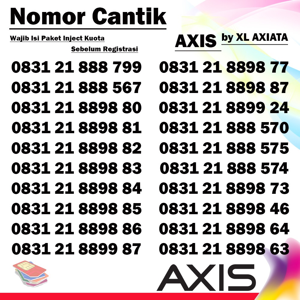 Jual Axis dari XL axiata nomor cantik | Shopee Indonesia