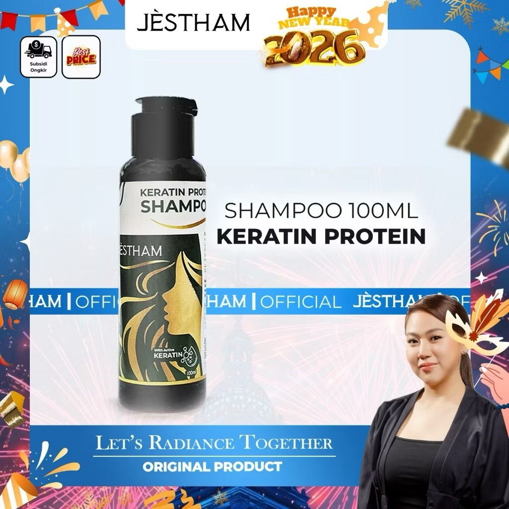 Jual JBC - JESTHAM Shampoo Protein Keratin 100ml | Shopee Indonesia