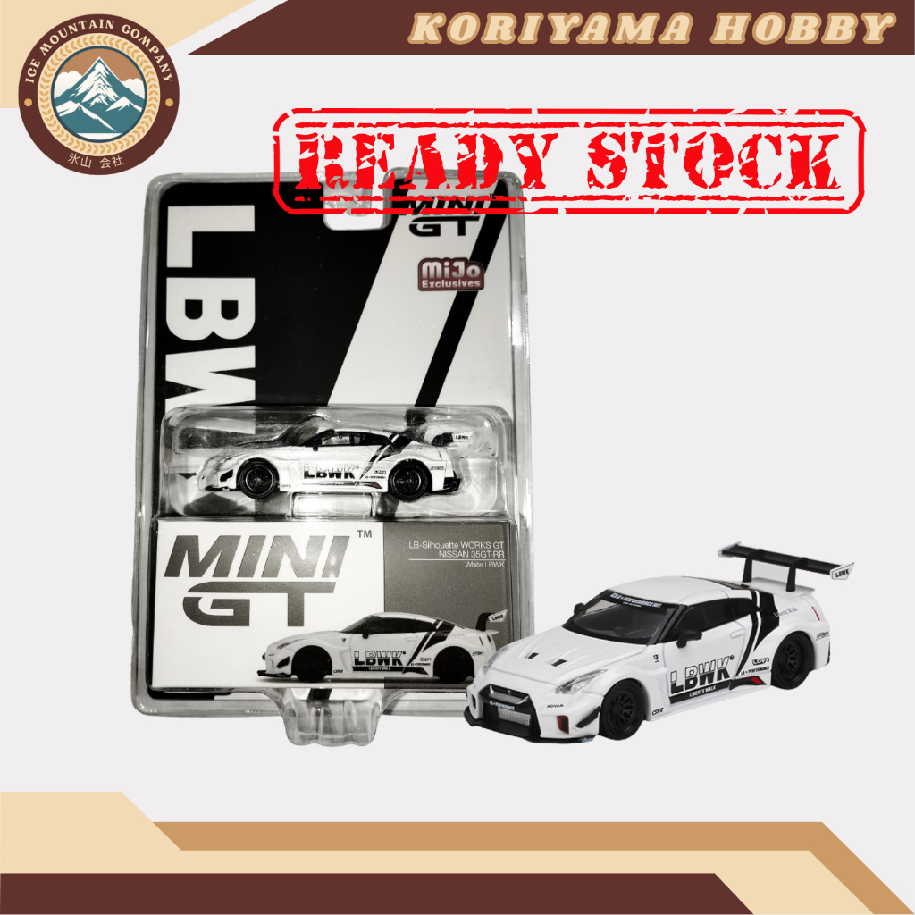 Jual Mini GT 209 LB-Silhouette WORKS GT NISSAN 35GT-RR Ver.2 White LBWK ...