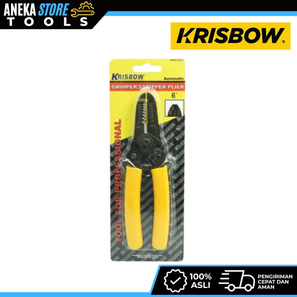Jual Krisbow Wire Stripper Tang Kupas Kabel | Shopee Indonesia