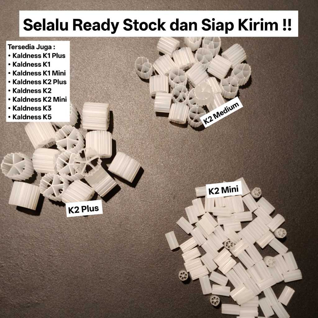 Jual Kaldness K2 Plus 500 Gram - Kaldnes K2 500Gram Pesu Media Filter ...