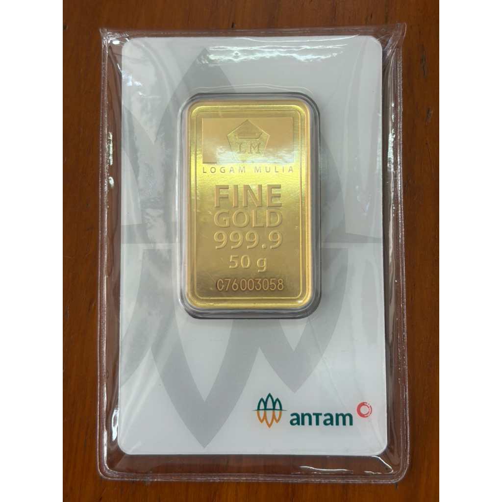 Jual LM ANTAM 50GR PRODUKSI 2026 CERTIEYE TERBARU !!! | Shopee Indonesia