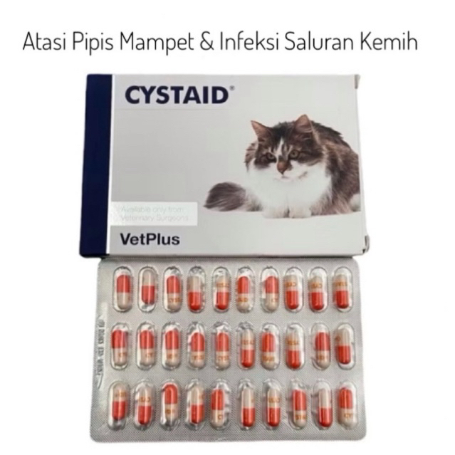 Jual CYSTAID PLUS obat FUS pipis kencing mampet tersumbat Urinary pada ...
