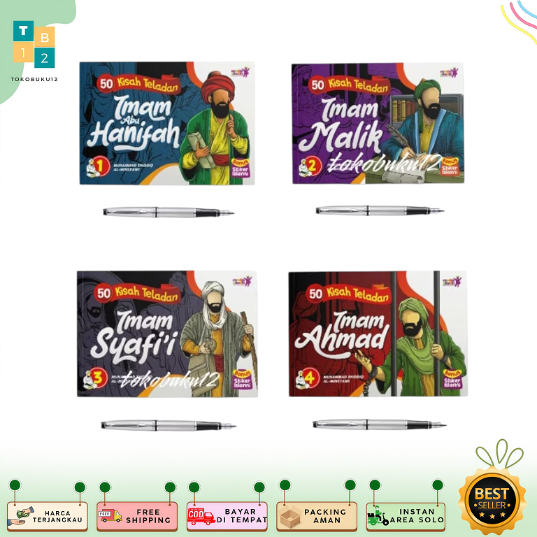 Jual Buku Cerita Kisah Teladan Imam Abu Hanifah - Imam Malik - Imam ...