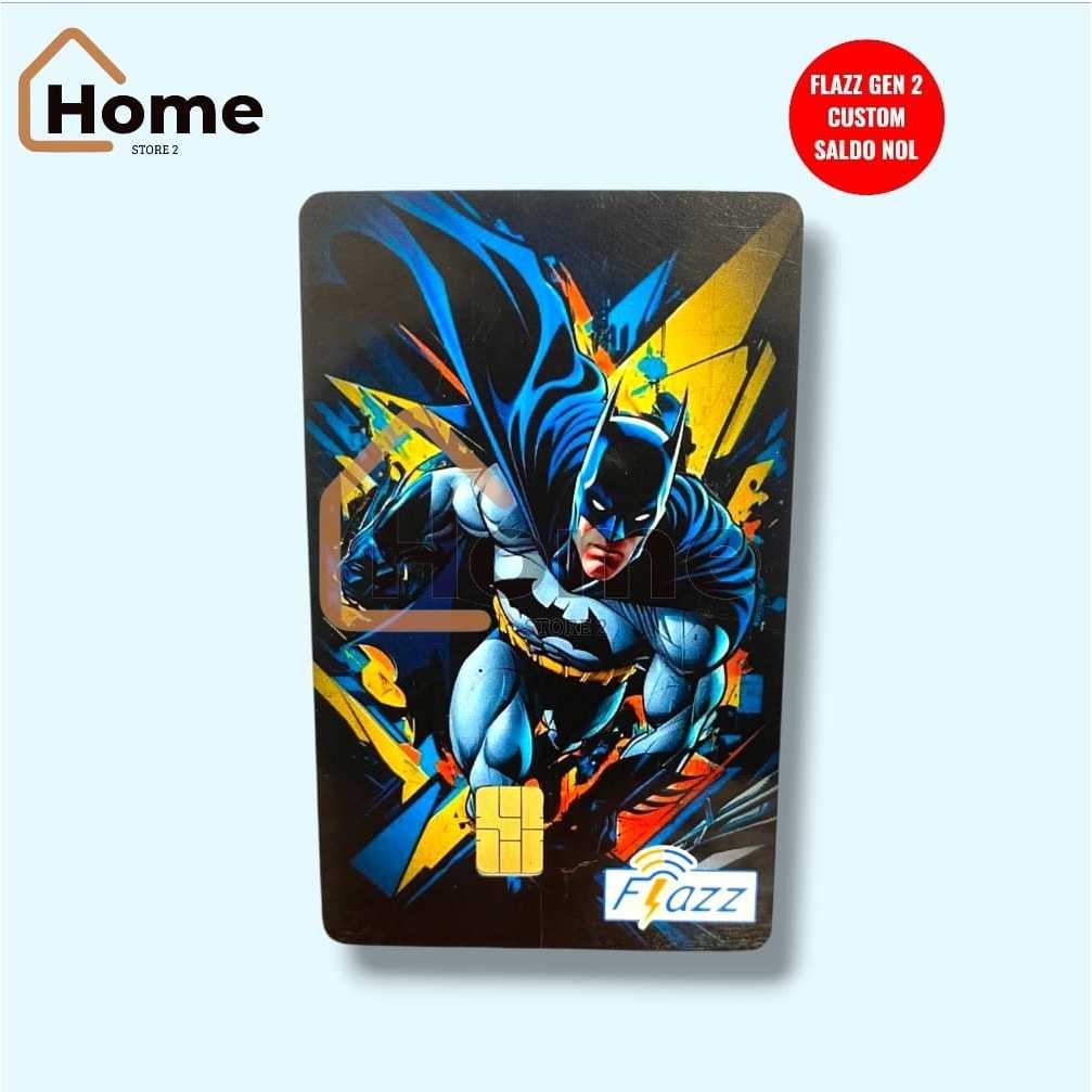 Jual KARTU ETOLL FLAZZ BCA GEN 2 CUSTOM SUPPORT NFC - BATMAN ACTION ...