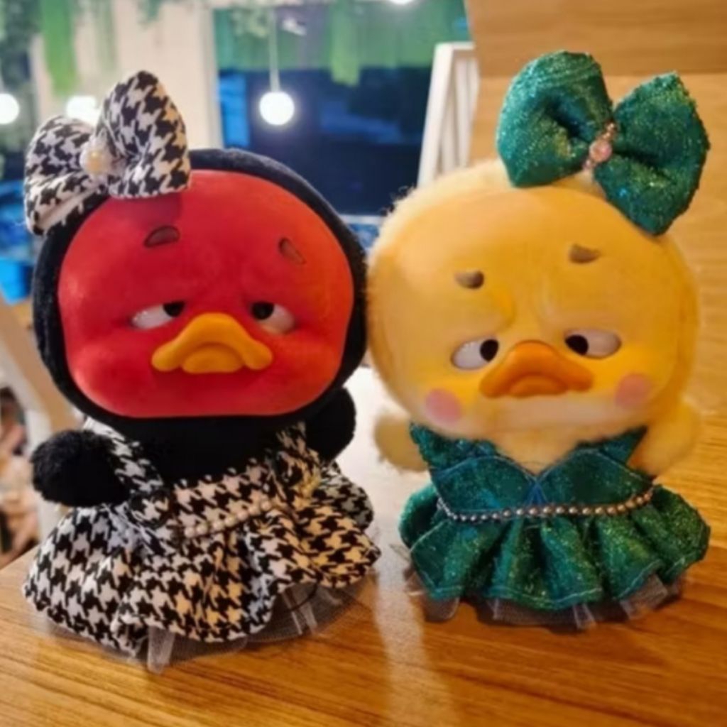 Jual baju boneka bebek upset duck 20 cm,v4 | Shopee Indonesia