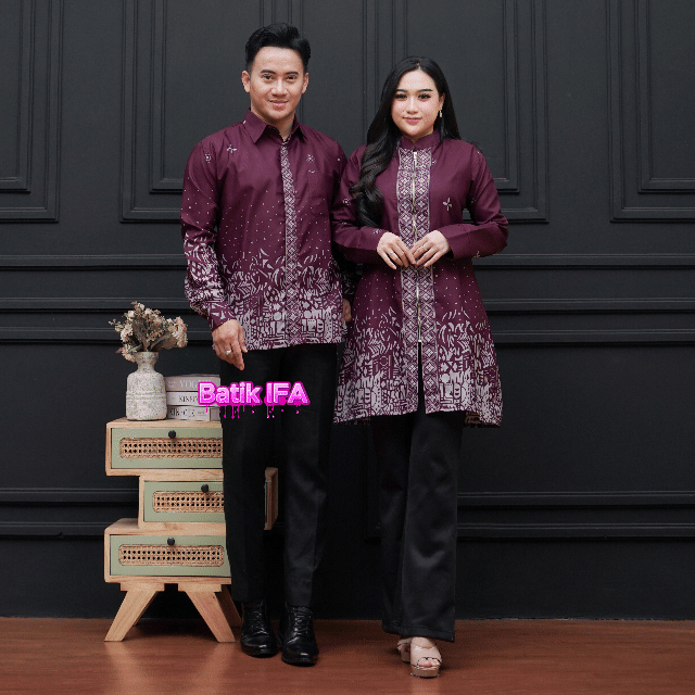 Jual Harga Sepasang - Baju Batik Couple Pasangan Atasan Kemeja dan ...
