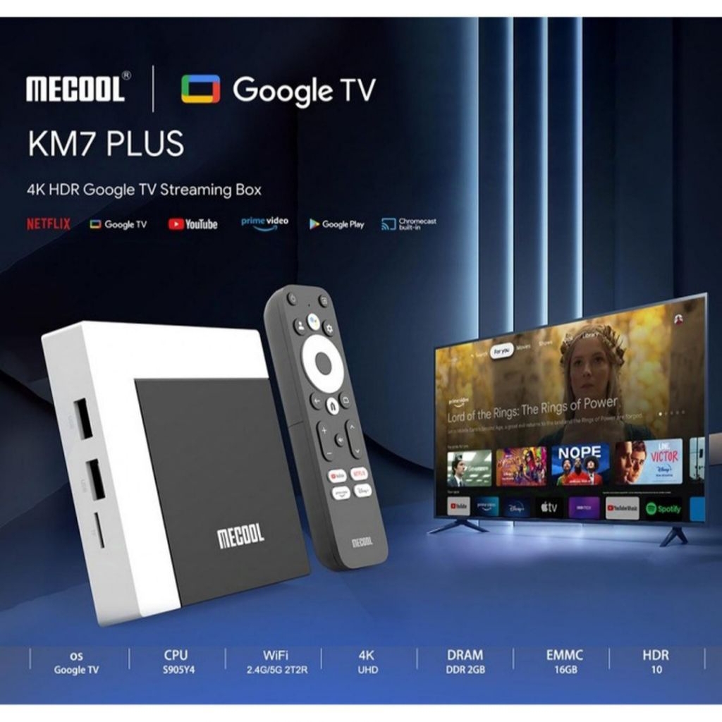 Jual MECOOL KM7 Plus - 4K Android TV Box Netflix Certified 2Gb RAM 16Gb ...
