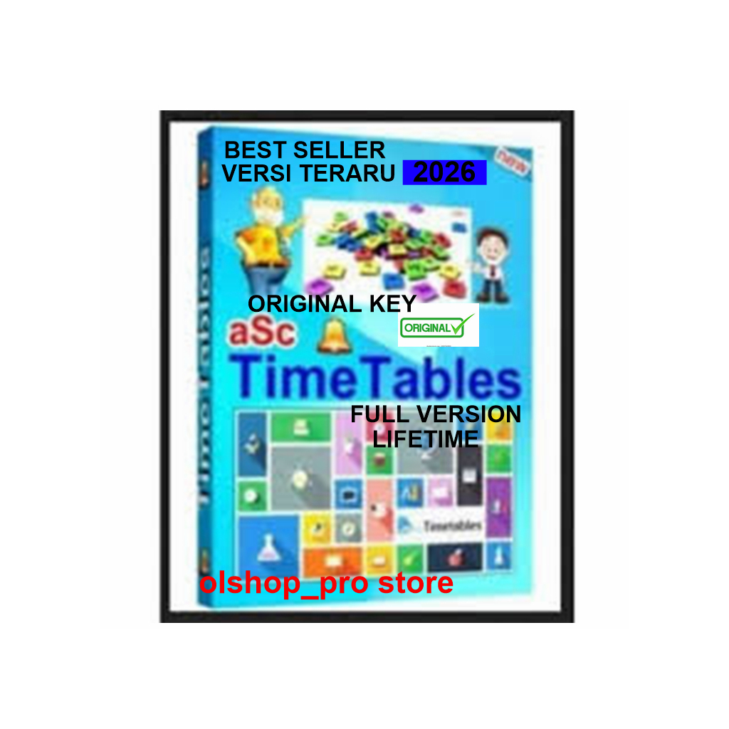 Jual aSc TimeTables 2026 Original Key / ASC TimeTables Lisensi Original ...
