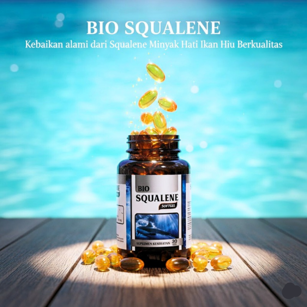 Jual Bio Squalene Ekstrak Minyak Hati Ikan Hiu 100% Original Fish Oil ...