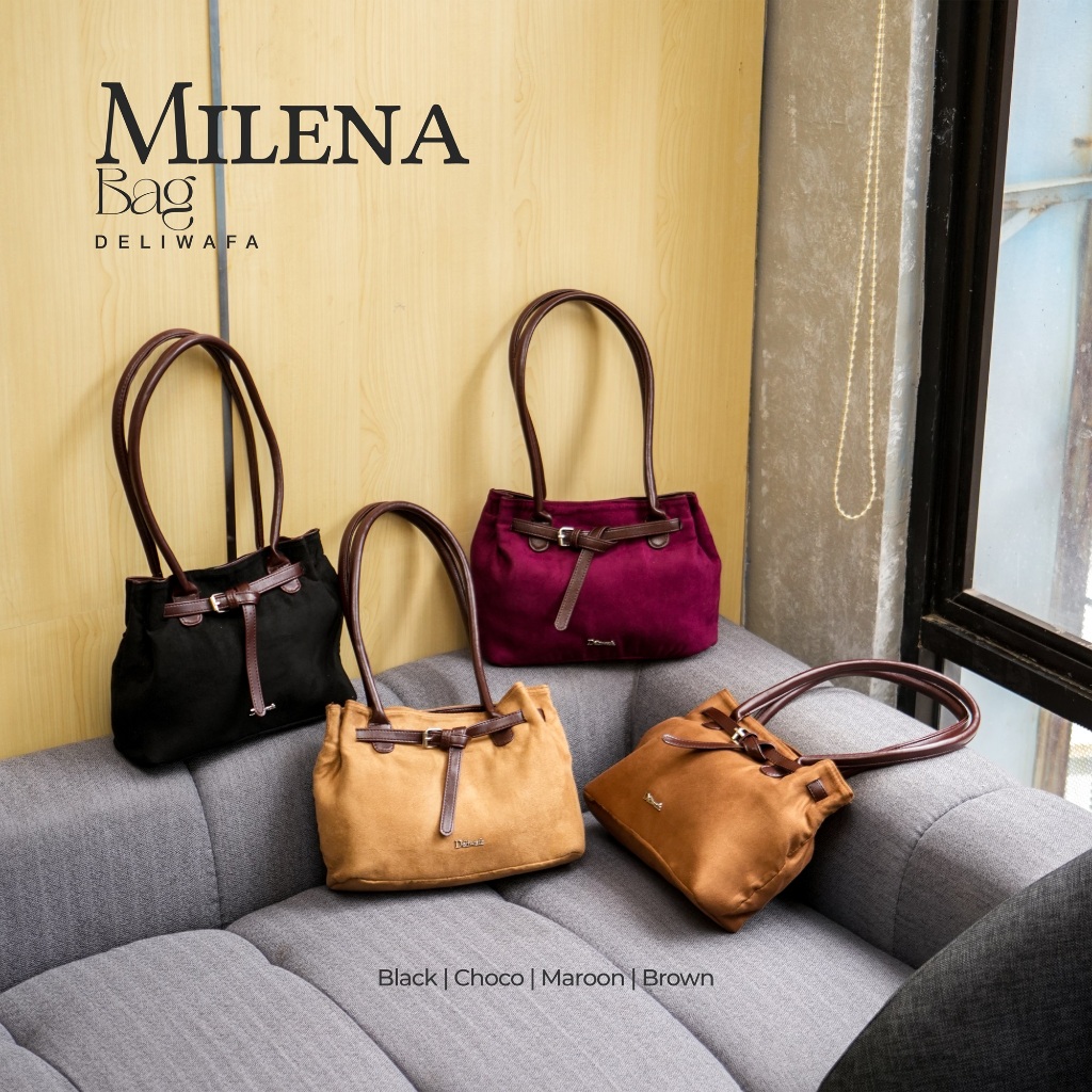 Jual Deliwafa - Milena Bag | Tas Shoulder Wanita Fashion | Shopee Indonesia