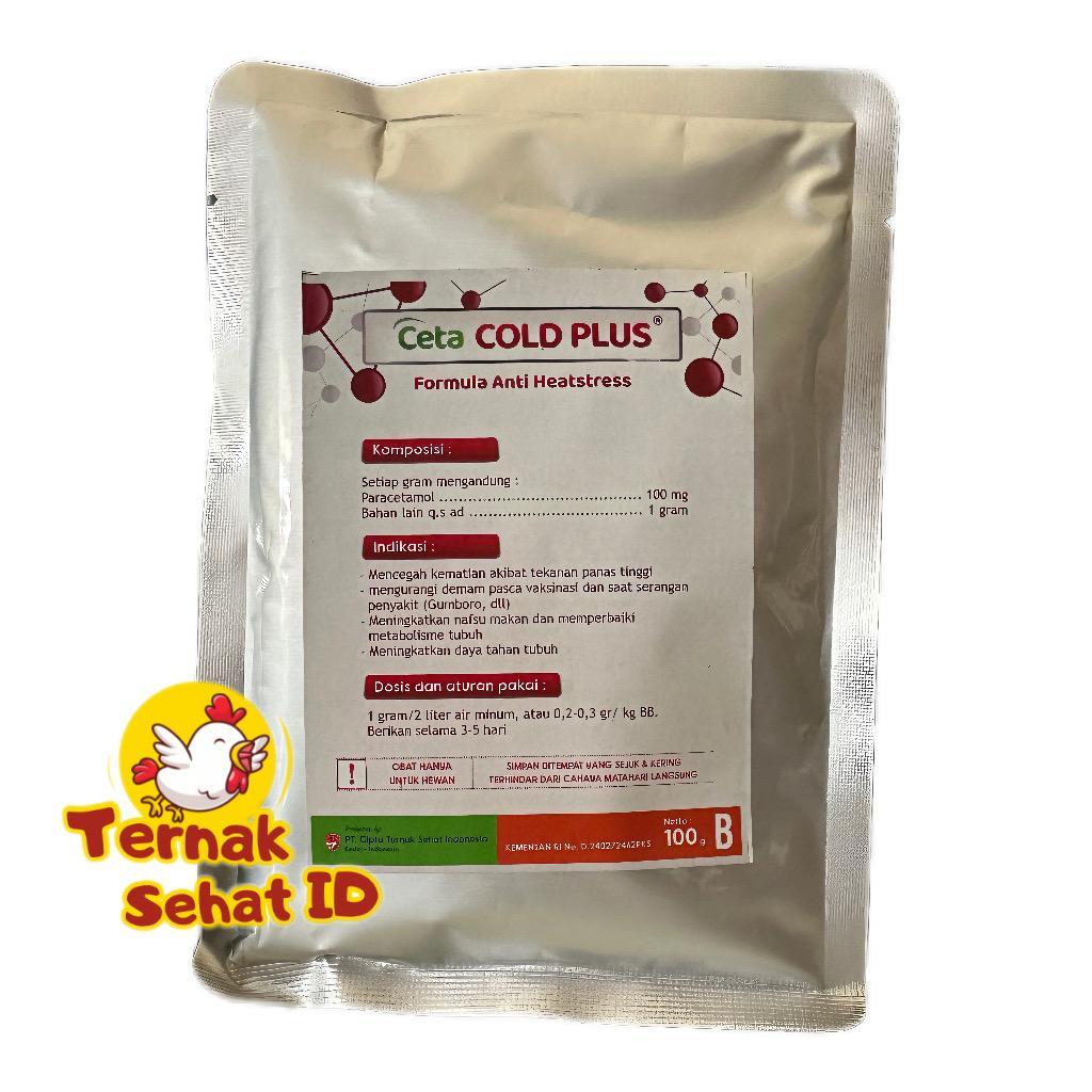 Jual Ceta COLD PLUS 100gr - Anti Heatstress & Pereda Demam pada Ayam ...