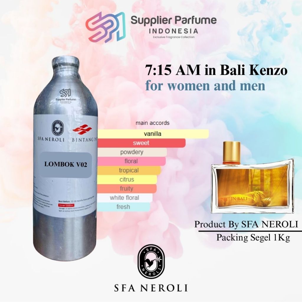 Jual KENSO 7:15 AM IN BALI FOR WOMEN AND MEN By SFA NEROLI PREMIUM ...
