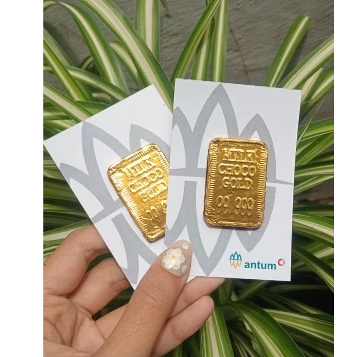 Jual TERMURAH MINI GOLD COKLAT MINI GIFT SOUVENIR HADIAH UNIK JAJAN SD ...