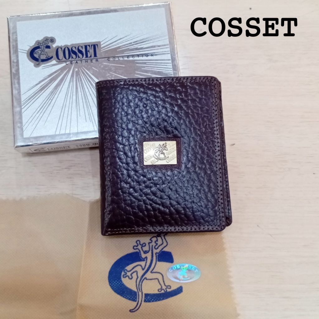 Jual Dompet Kulit Asli COSSET Original Dompet Pria Fashion Berdiri ...