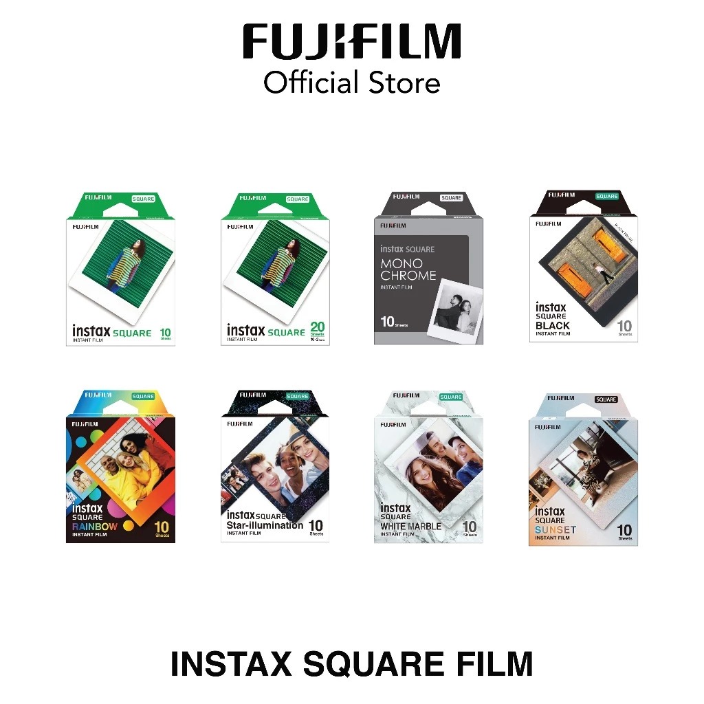Jual FUJIFILM Instax Square Film / Refill Instax ukuran SQUARE | Shopee ...