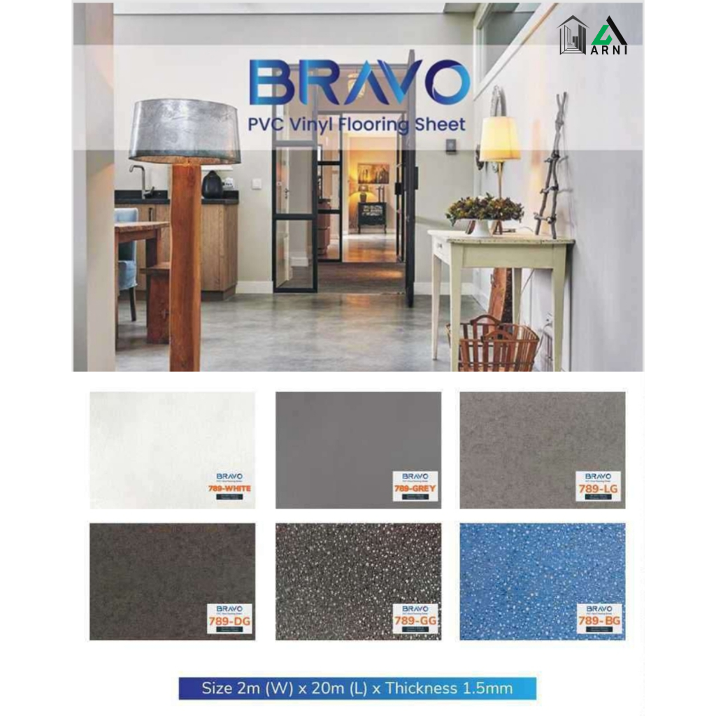Jual Vinyl roll bravo heterogeneous | Shopee Indonesia