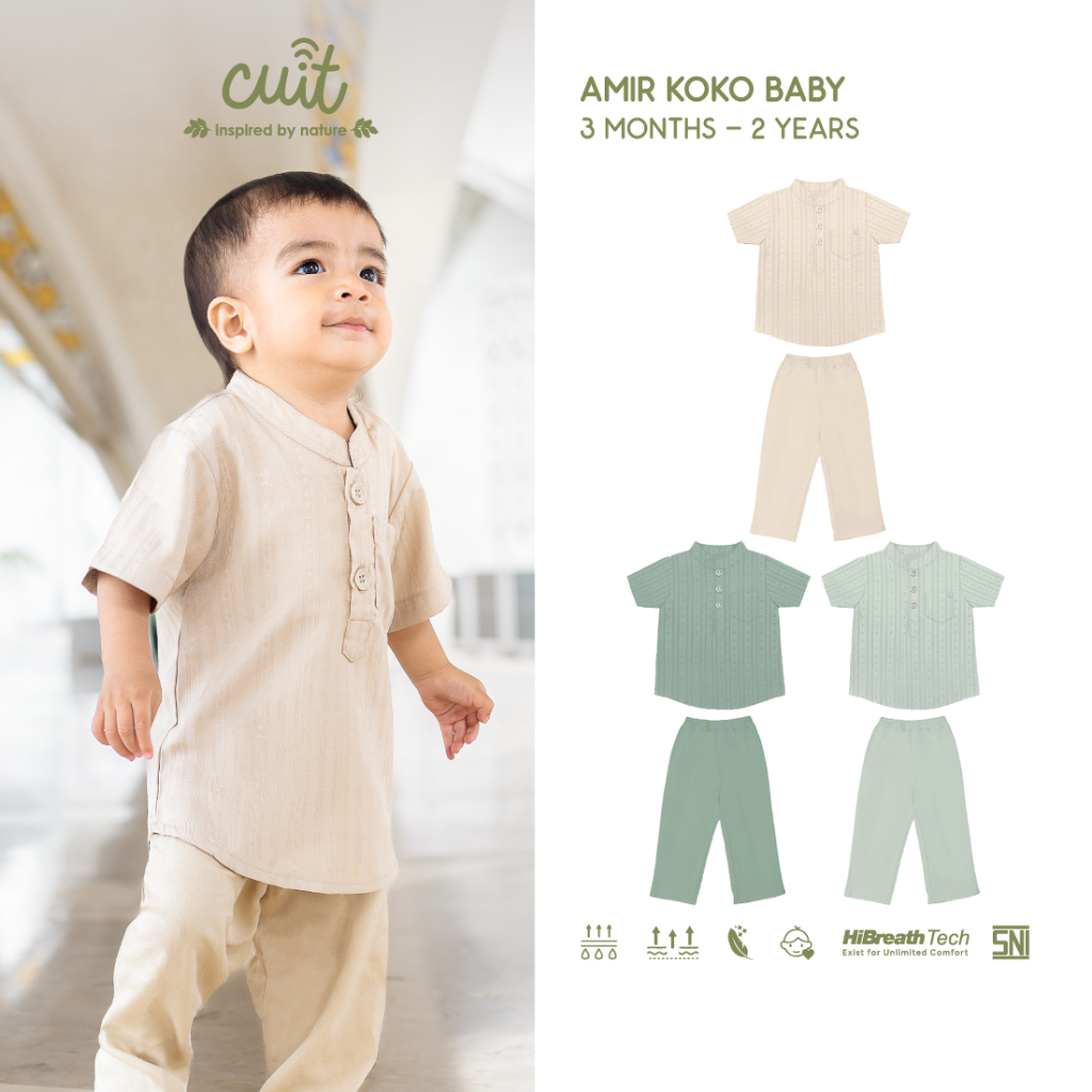 Jual [BAJUIN ANAK] Raya Series Cuit Amir Koko Baby Baju Koko Viscose ...