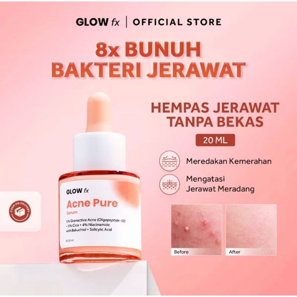 Jual GLOW FX ACNE PURE SERUM | Shopee Indonesia