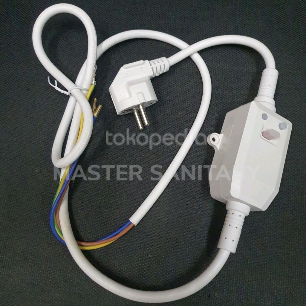 Jual Kabel ELCB /Pengaman Water Heater/Mesin Cuci/Bor Listrik/Model ...
