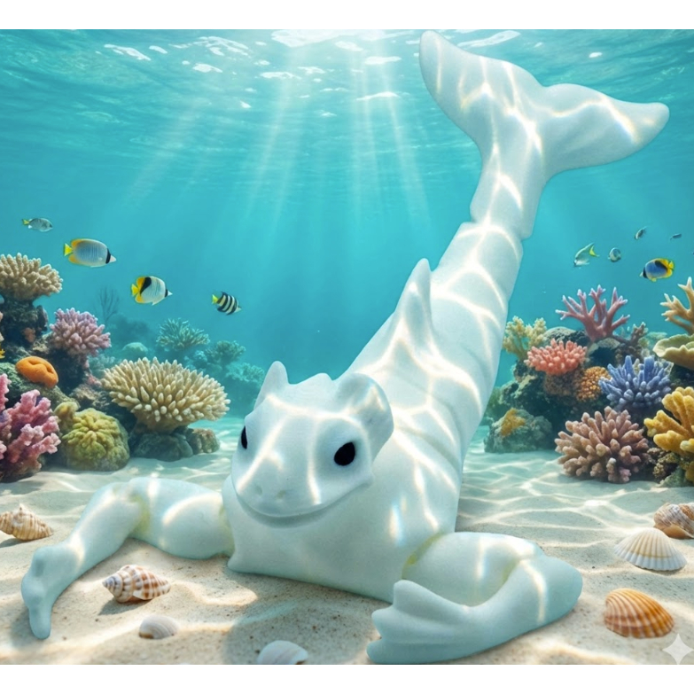 Jual Mainan Monster Laut Artikulasi Ningen Monster Laut Arktik – Sea ...