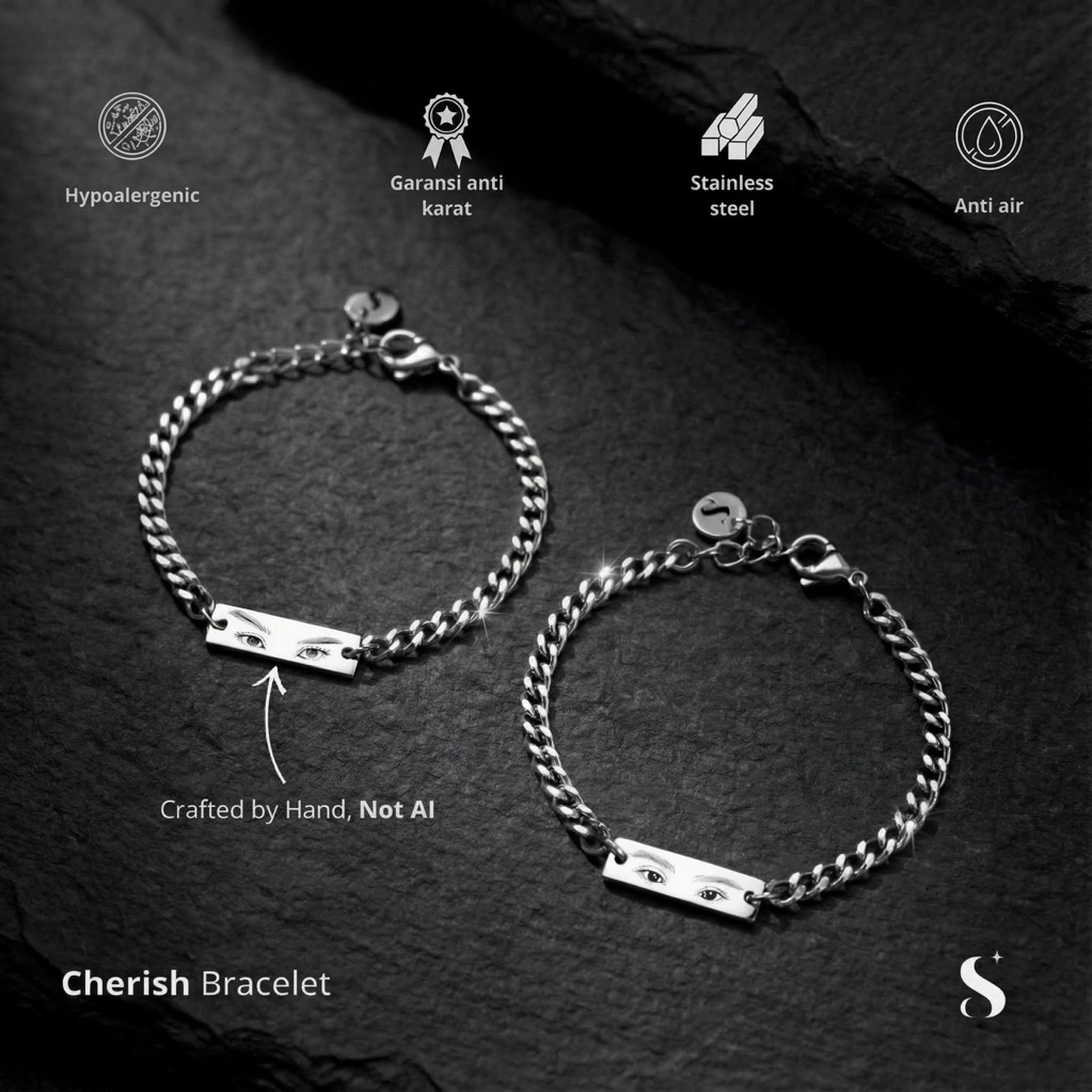 Jual Studio Confidence - Cherish Bracelet / Gelang Couple rantai unisex ...