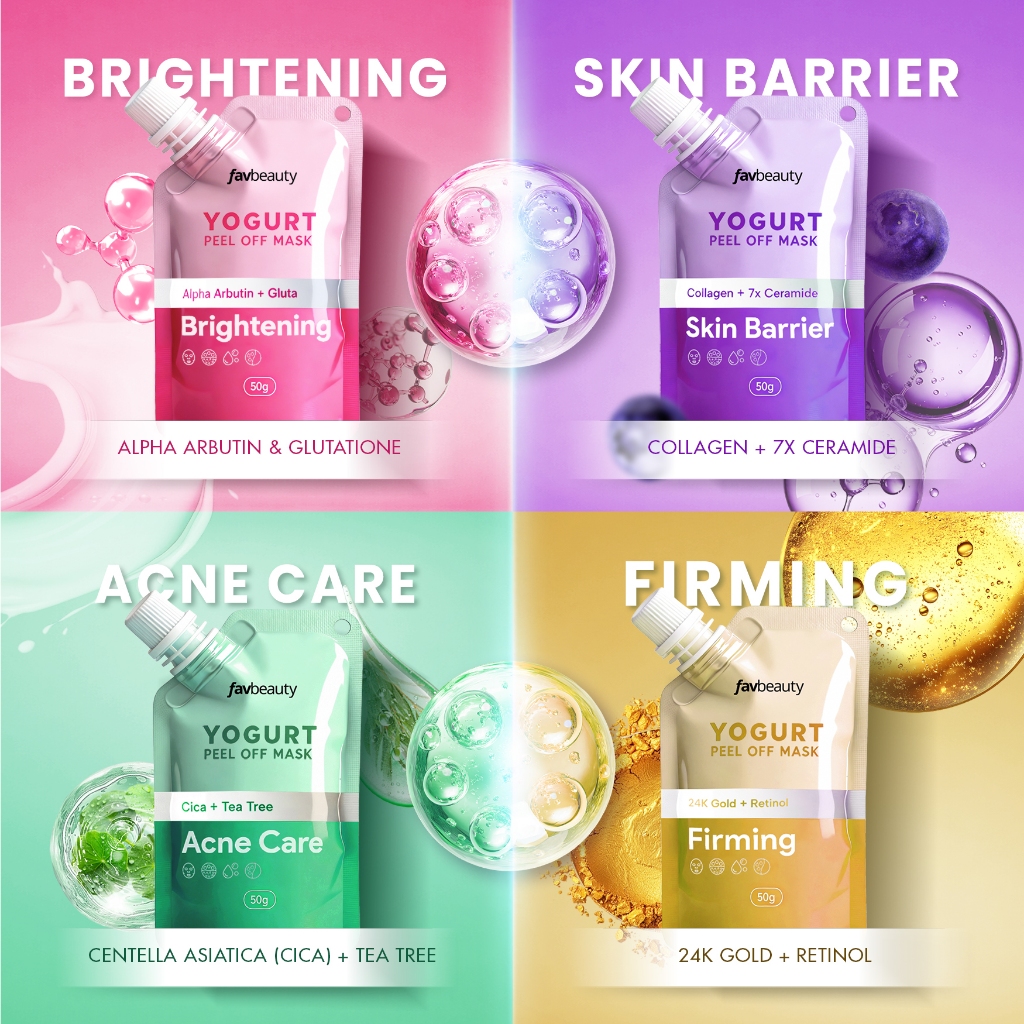 Jual [MINI SIZE] Fav Beauty Yogurt Peel Off Mask Mini 50 gr ...