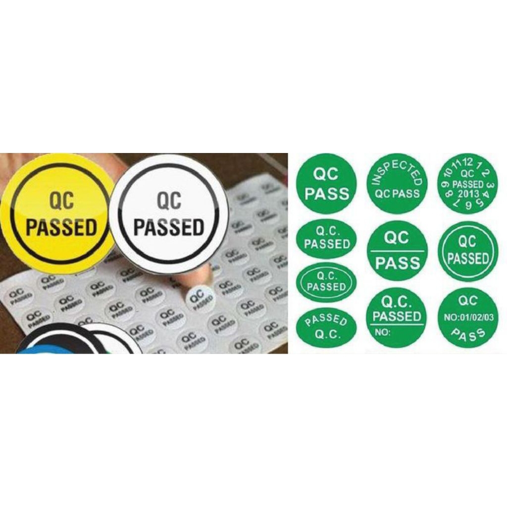 Jual CETAK LABEL STIKER BULAT QC 30 pcs | Shopee Indonesia