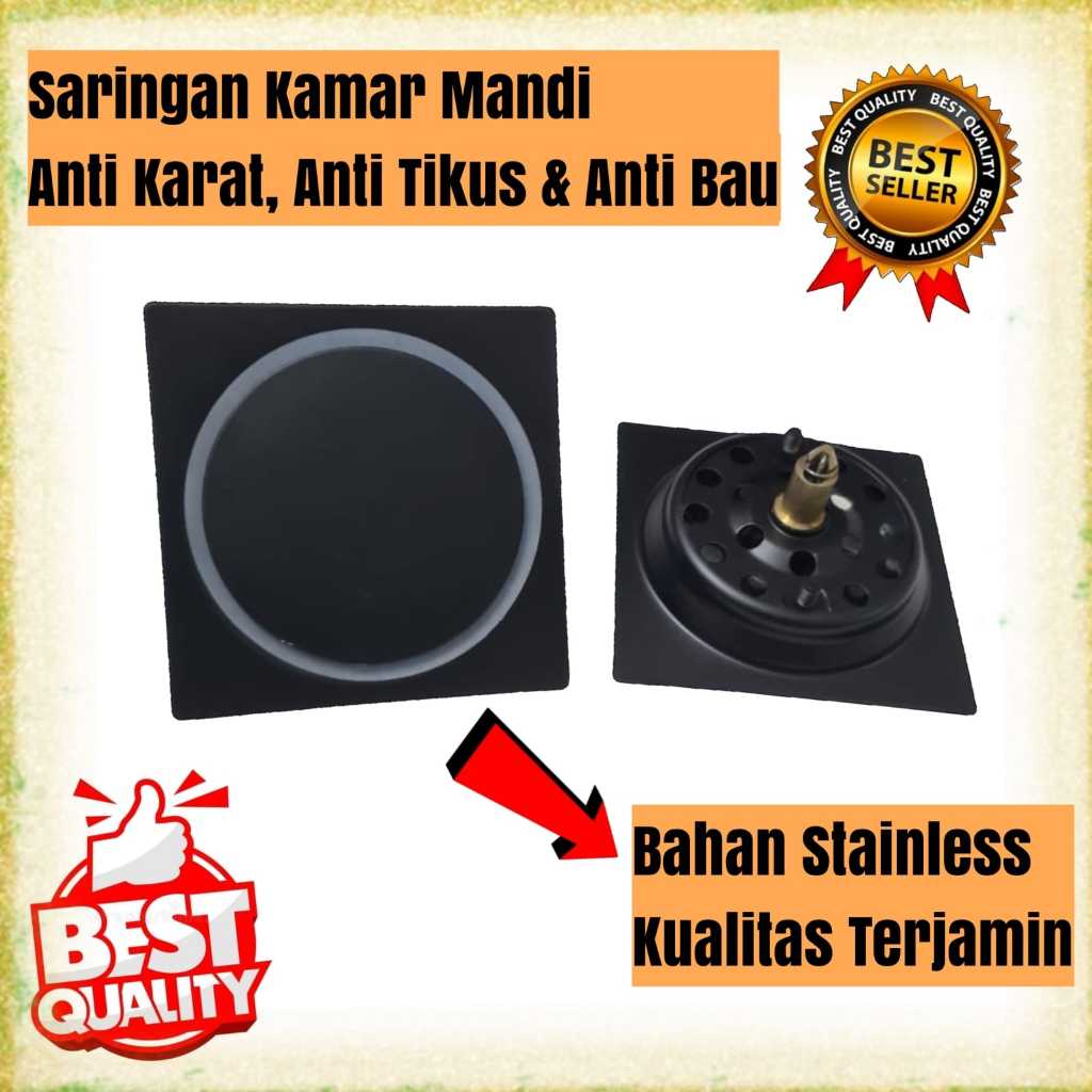 Jual Saringan Lantai Kamar Mandi Got Floor Drain Premium Silver ...