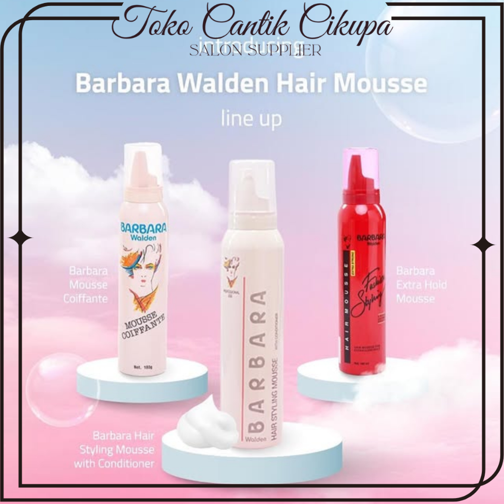 Jual BARBARA WALDEN Hair Foam 180ml Coiffante / Extra Strong - Styling ...