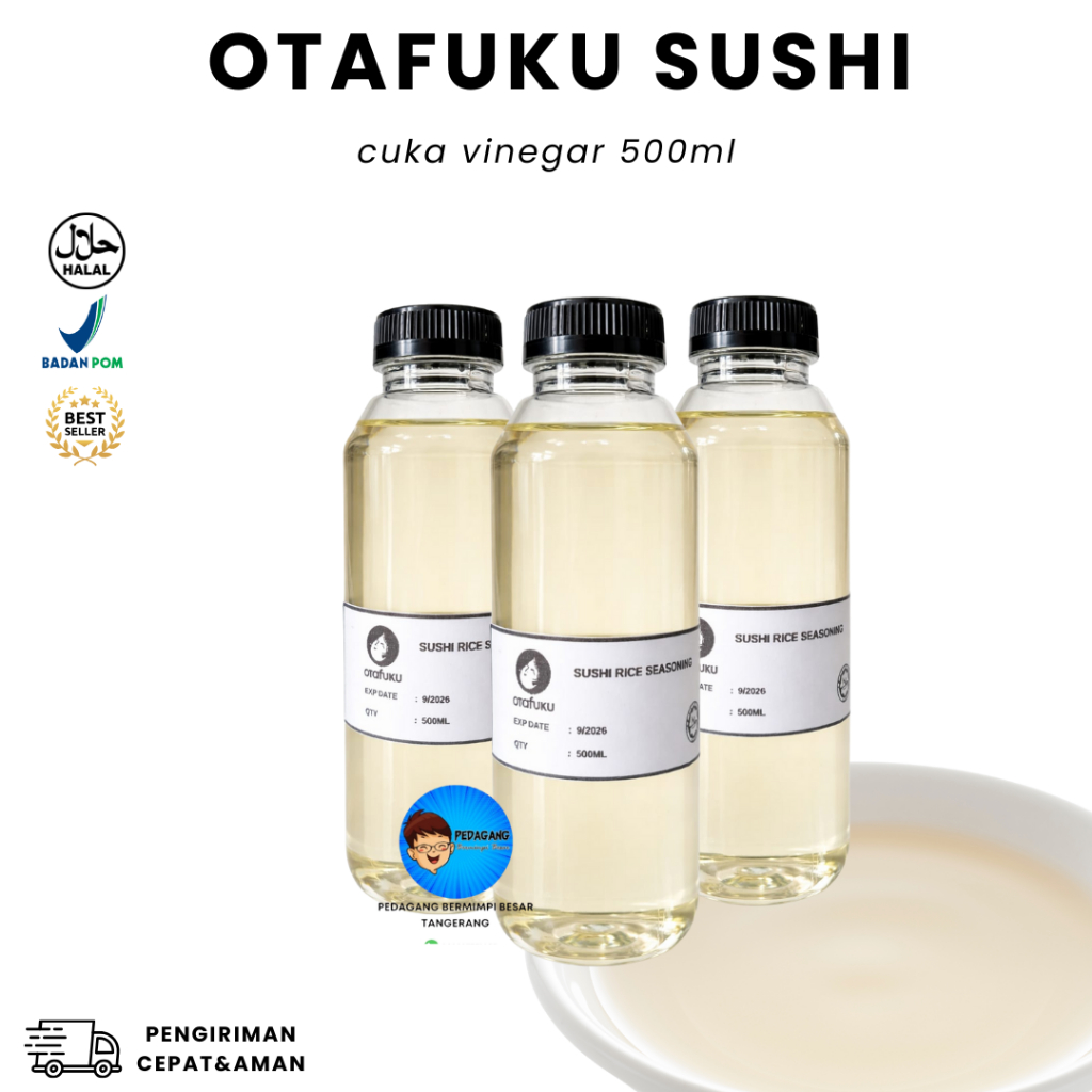Jual Otafuku Sushi Rice Vinegar HALAL Repack 500ml / Cuka Beras Nasi ...