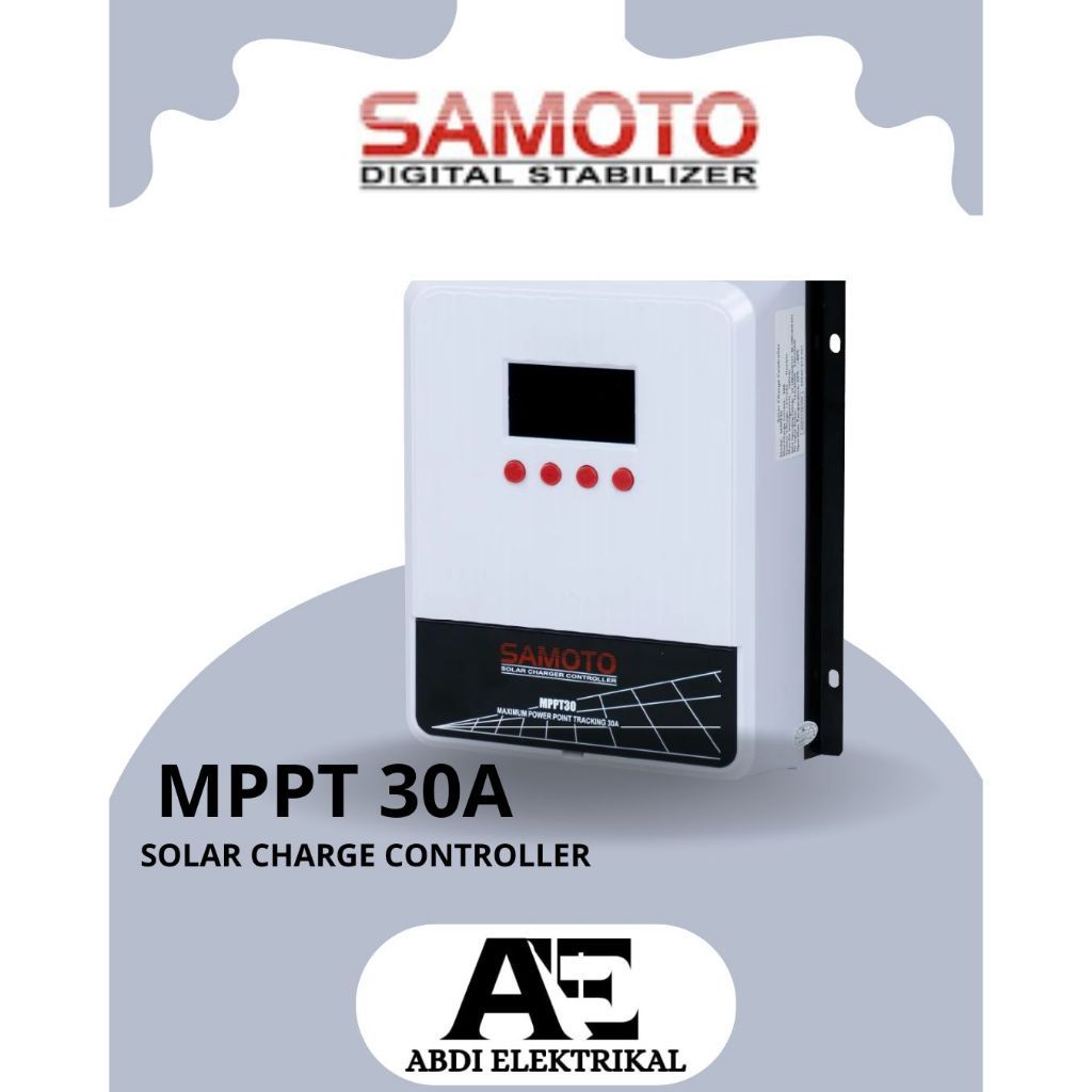 Jual SAMOTO MPPT Solar Charge Controller TYPE MPPT 30A/30 Ampere ...