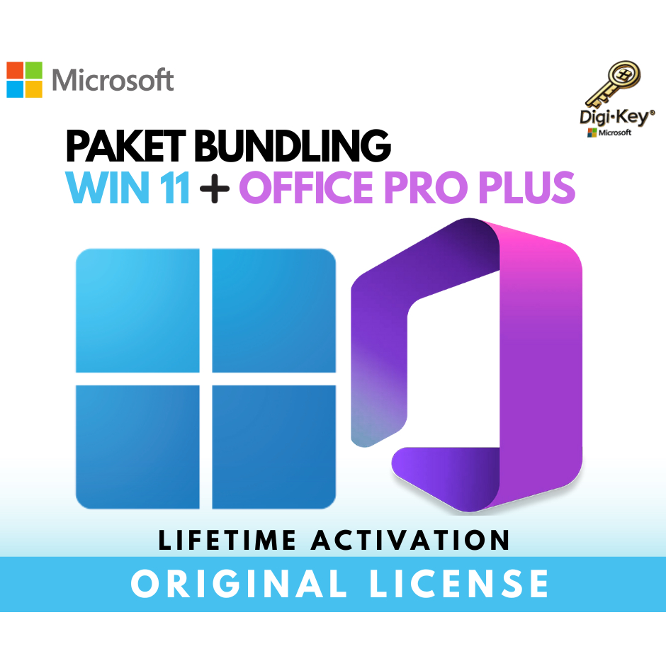 Jual Bundling Windows 11 & Office Pro Plus ORIGINAL - Digital License ...