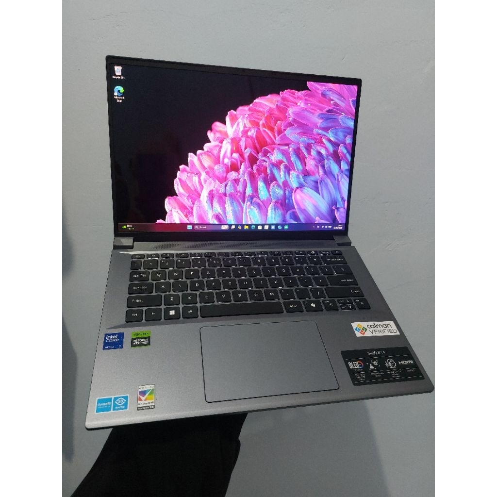 Jual Laptop Acer SFX 14 AI RTX4060 Core Ultra 7 155H Ram 32GB SSD 1 TB ...